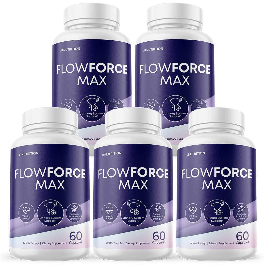 FlowForce Max, Flow Force Max Male Vitality Supplement - 5 Bottles – justripenutrition