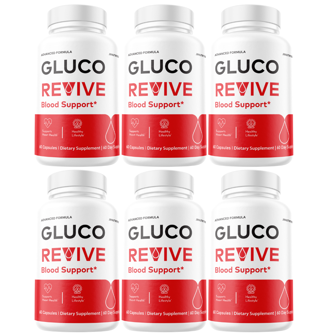Gluco Revive Blood Support Advanced Glycogen Support - 6 Bottles – justripenutrition