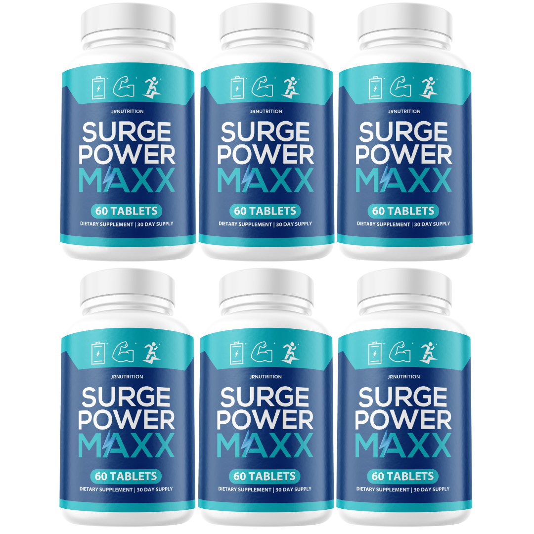 Surge Power Maxx Enhancement for Men Surge Power Maxx Male - 6 Bottles ...