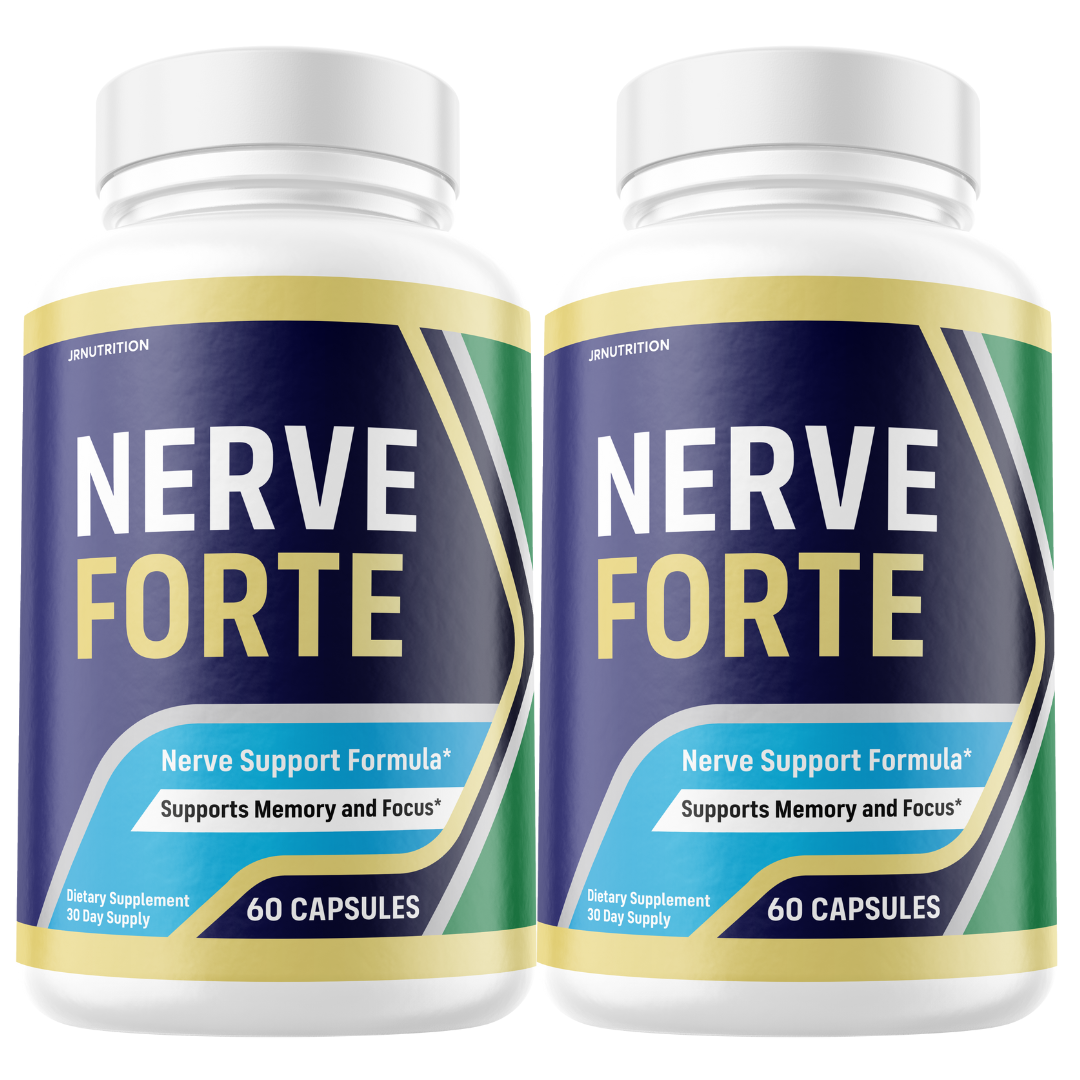Nerve Forte Capsules for Nerve Health and Discomfort Relief - 2 Bottle ...