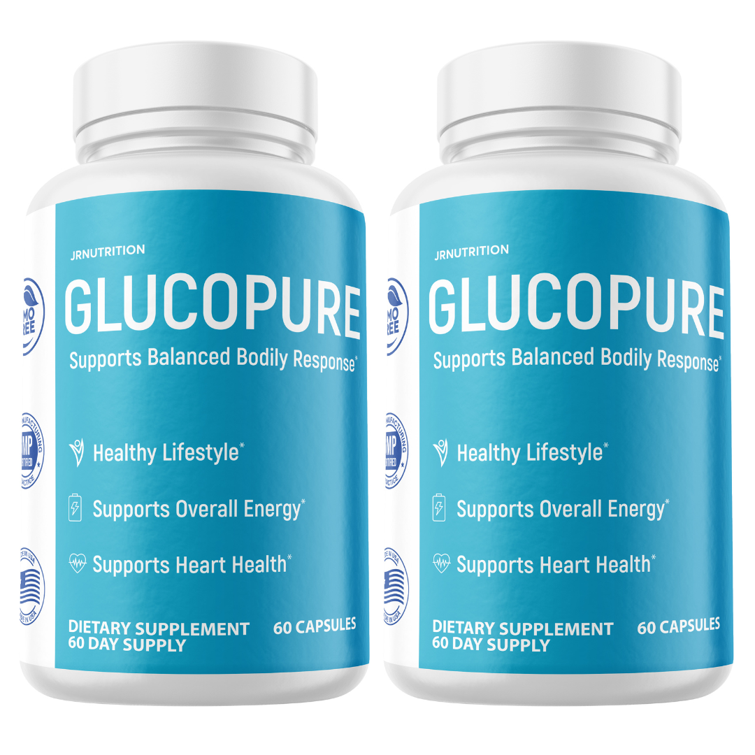 Glucopure Blood Sugar Support for Weight Loss & Heart Health- 2 Bottle ...