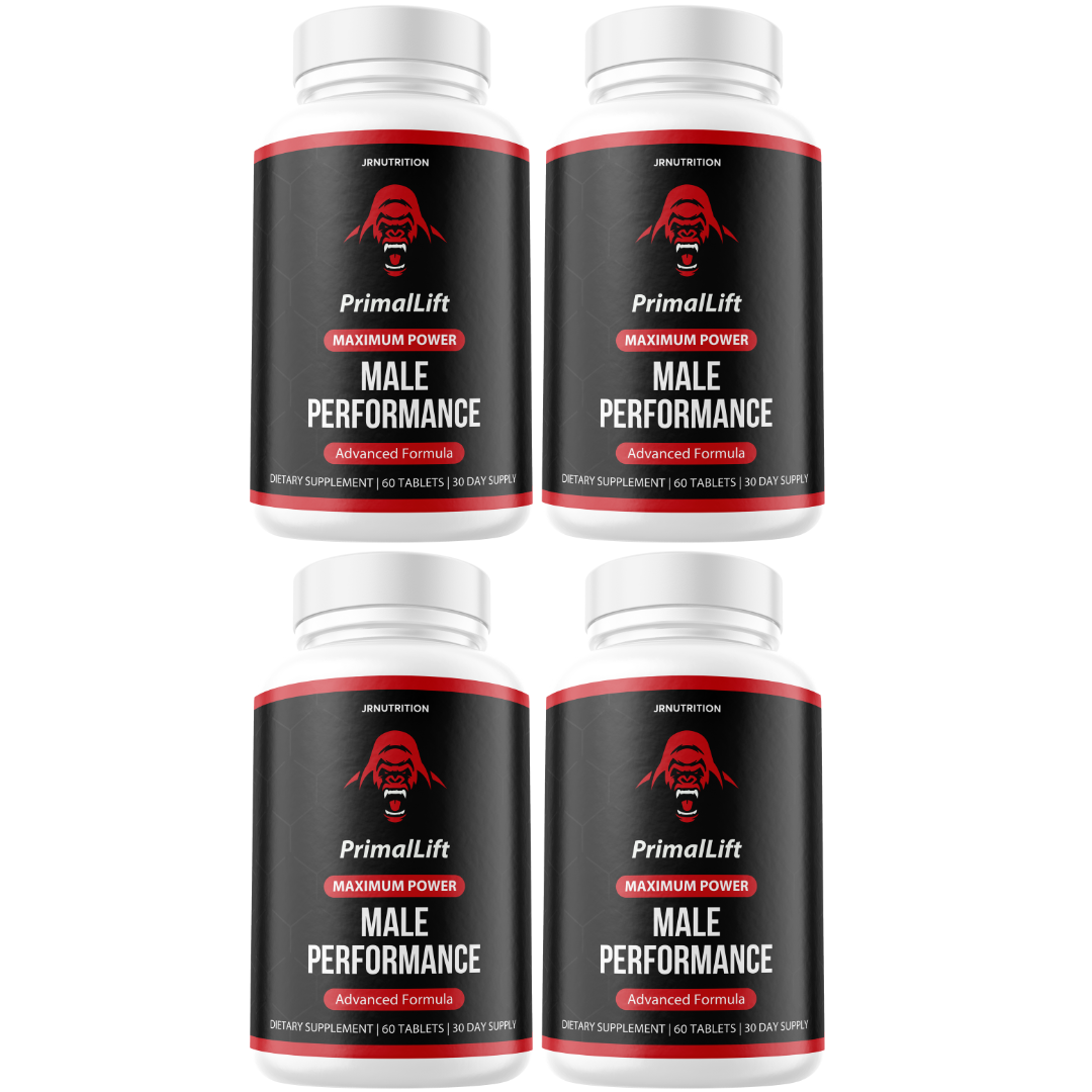 PrimalLift Male Performance & Vitality Primal Lift for Men - 4 Bottles ...