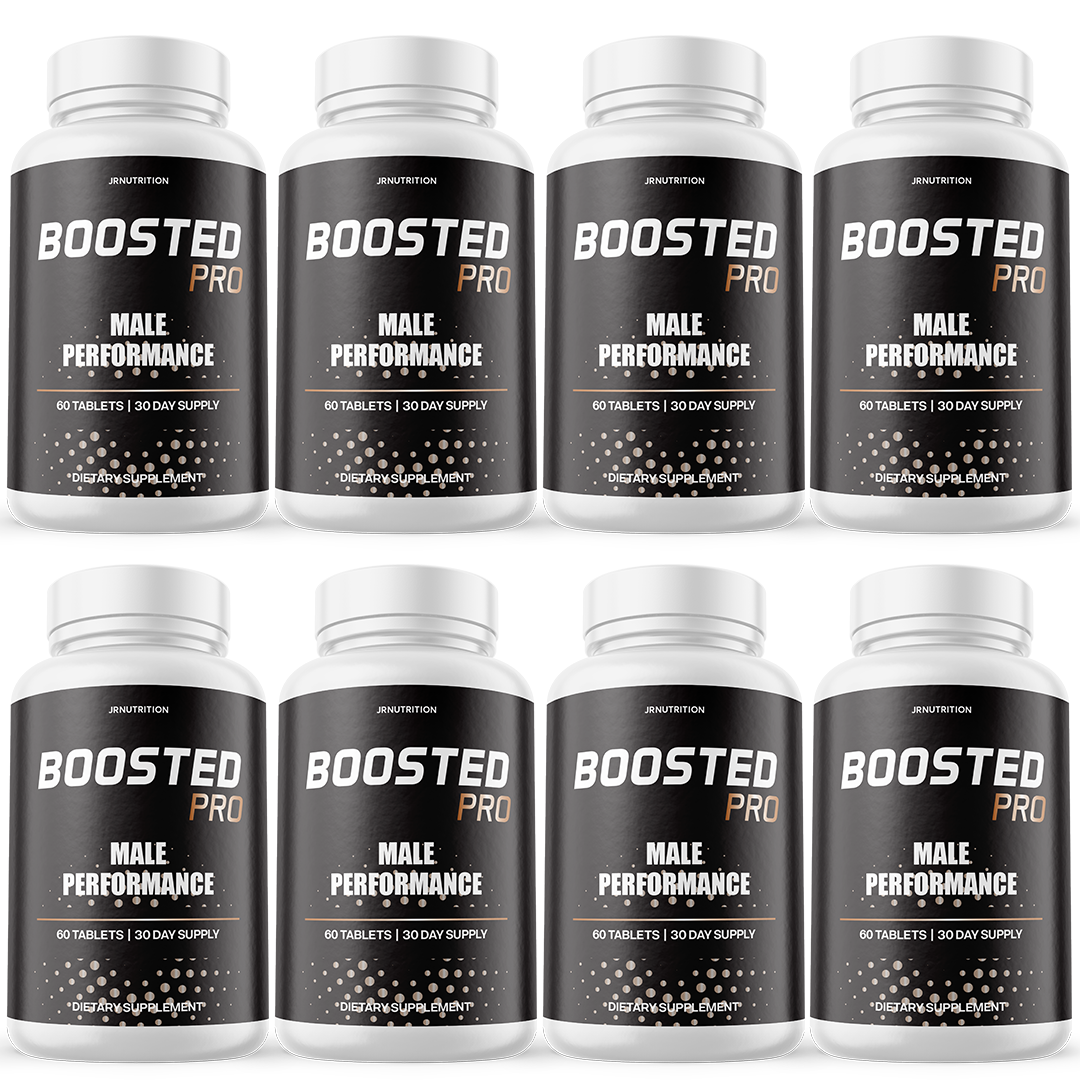 Boosted Pro - Male Performance Dietary Supplement 60 Tablets (8 Pack ...