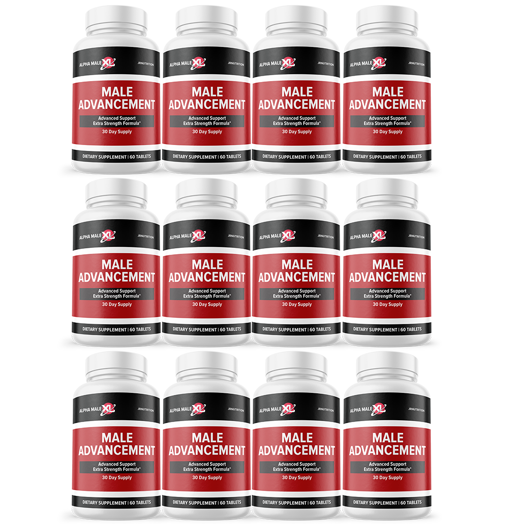 Alpha Male XL - Male Virility - 12 Bottles – justripenutrition