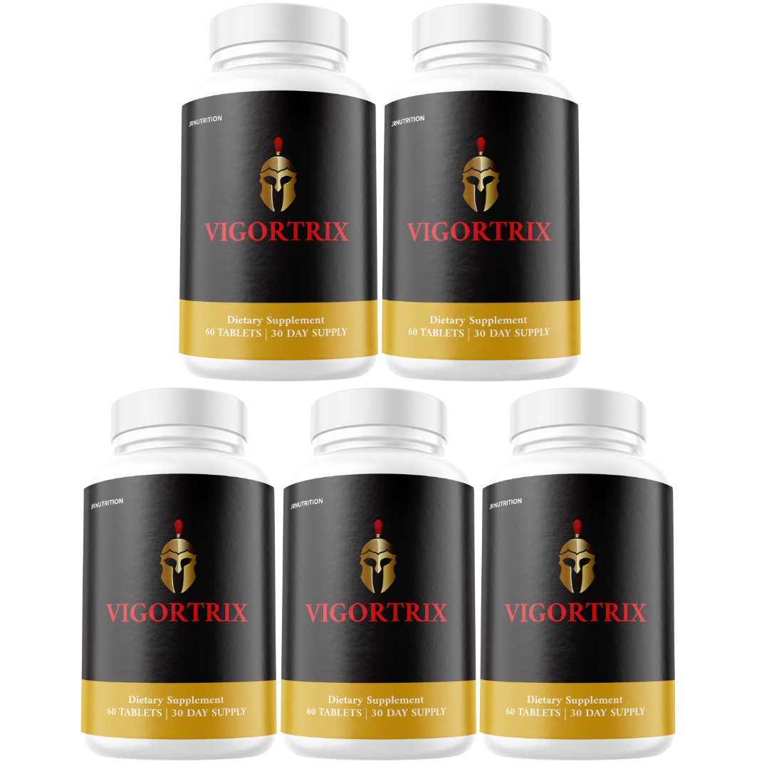 Vigortrix Men Vitality Pills Natural Energy & Stamina Support - 5 Bott ...