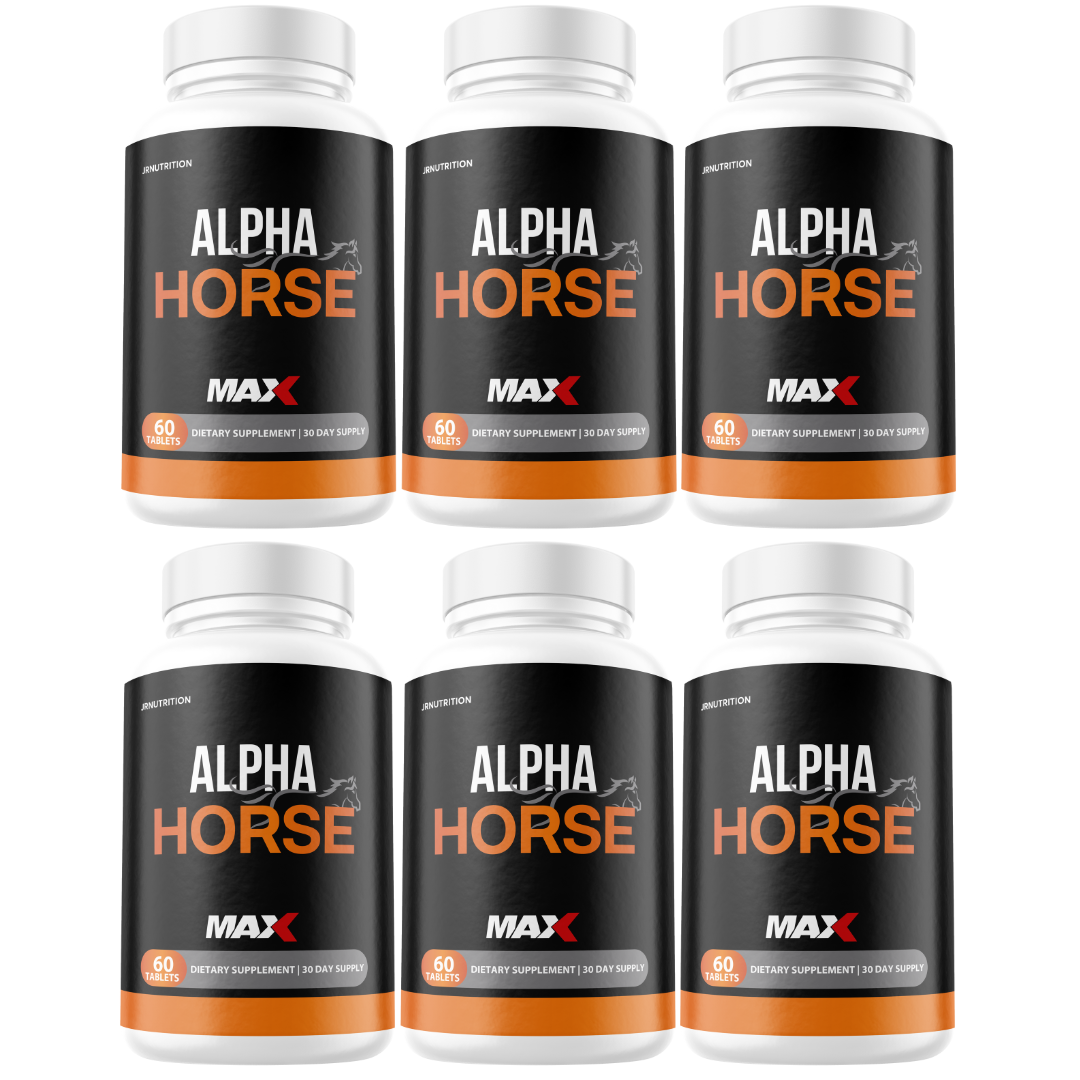 Alpha Horse Pills for Men, Alpha Horse Male for & Vitality - 6 Bottles ...