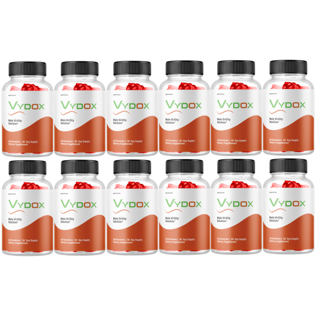 Vydox Gummies Support and Enhanced Energy Drive and Vitality - 12 Bott ...