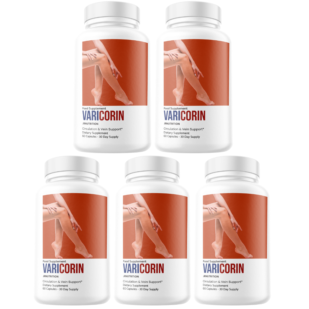 Varicorin Circulation Vein Support Supplement for Vascular Health - 5 ...
