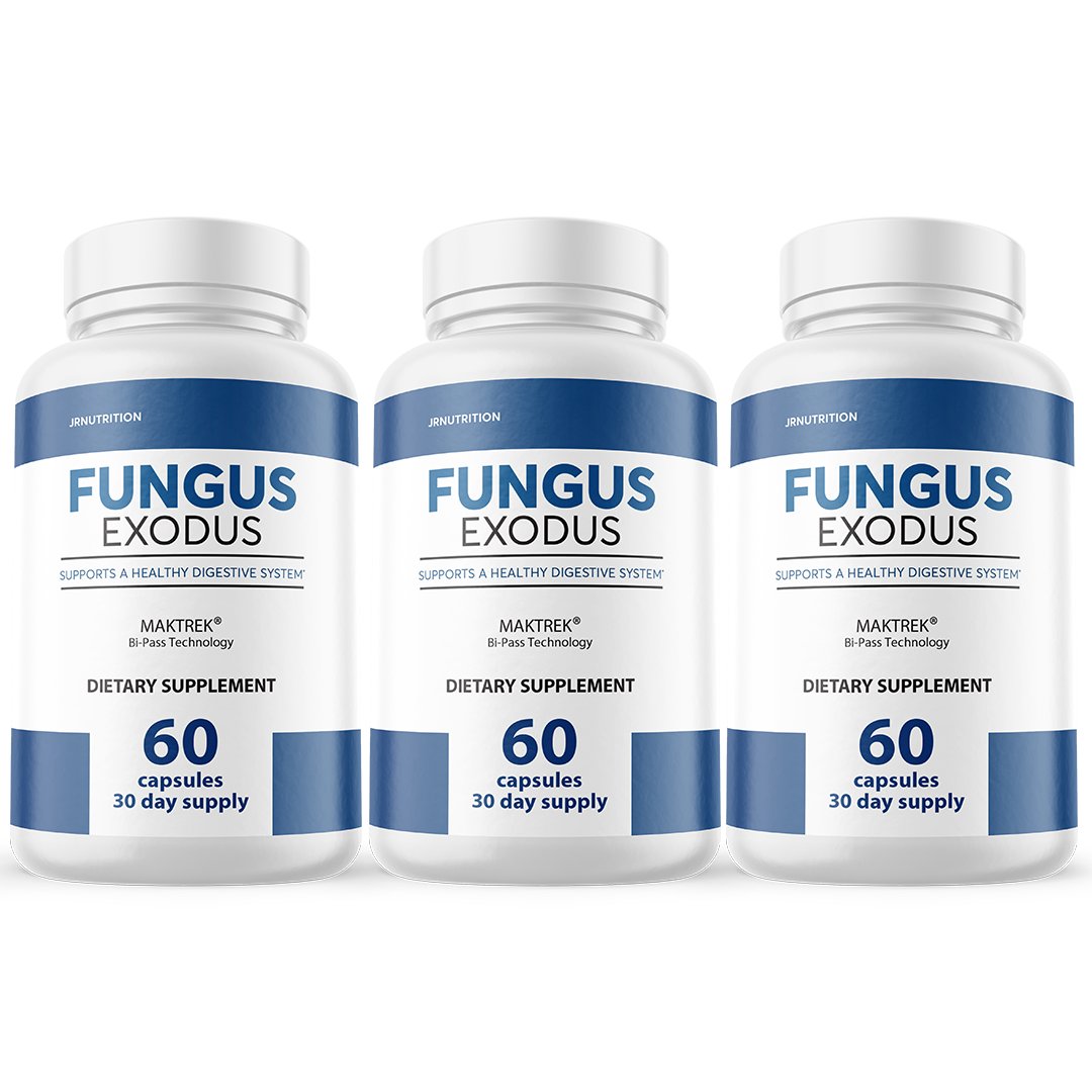 Fungus Exodus - Digestive System Dietary Supplement 60 Capsules (3 Pac ...