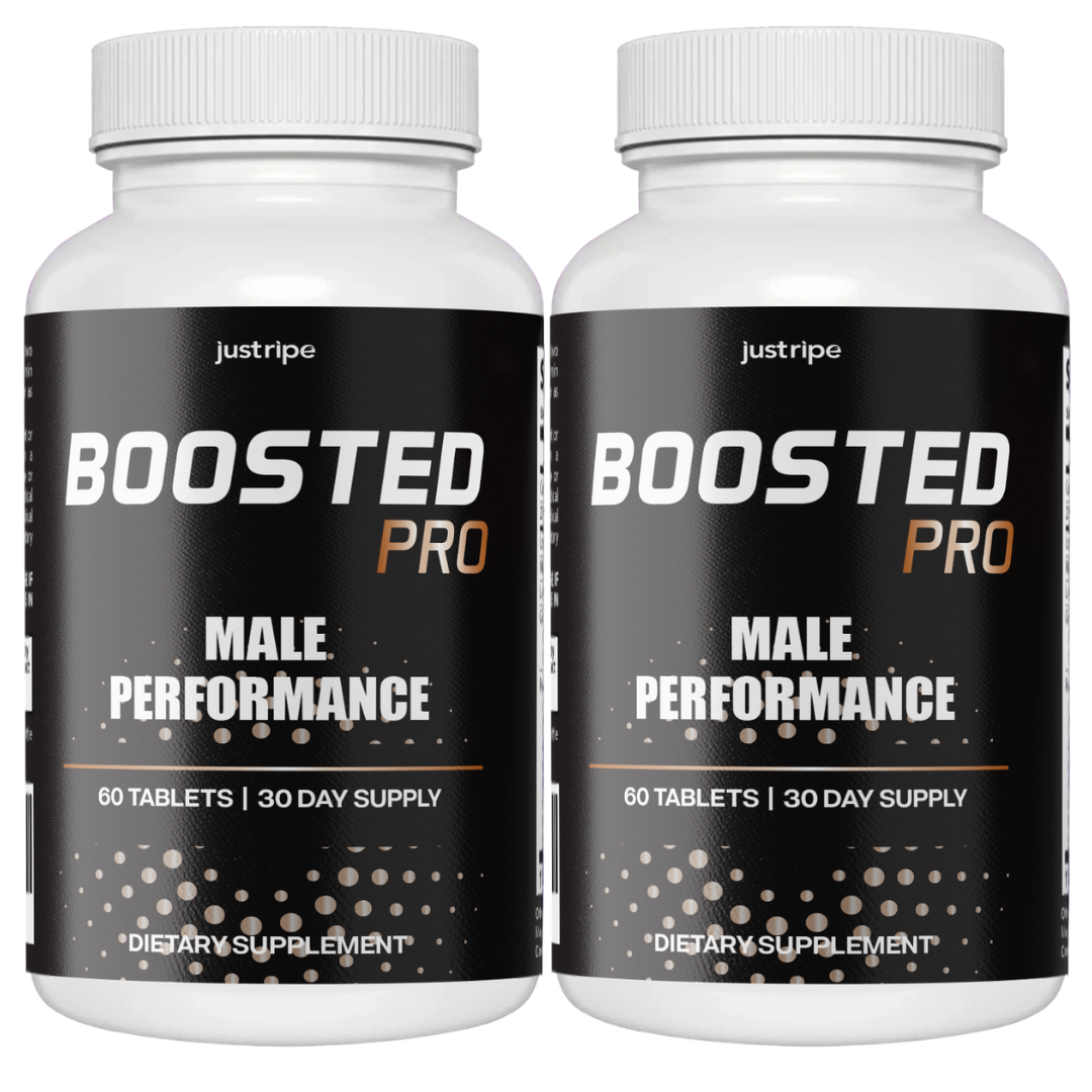 Boosted Pro Male Performance Supplement, Endurance for Men - 2 Bottles ...