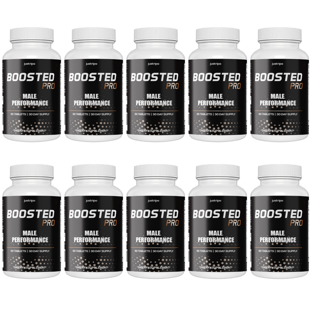 Boosted Pro Male Performance Supplement, Endurance for Men - 10 Bottle ...