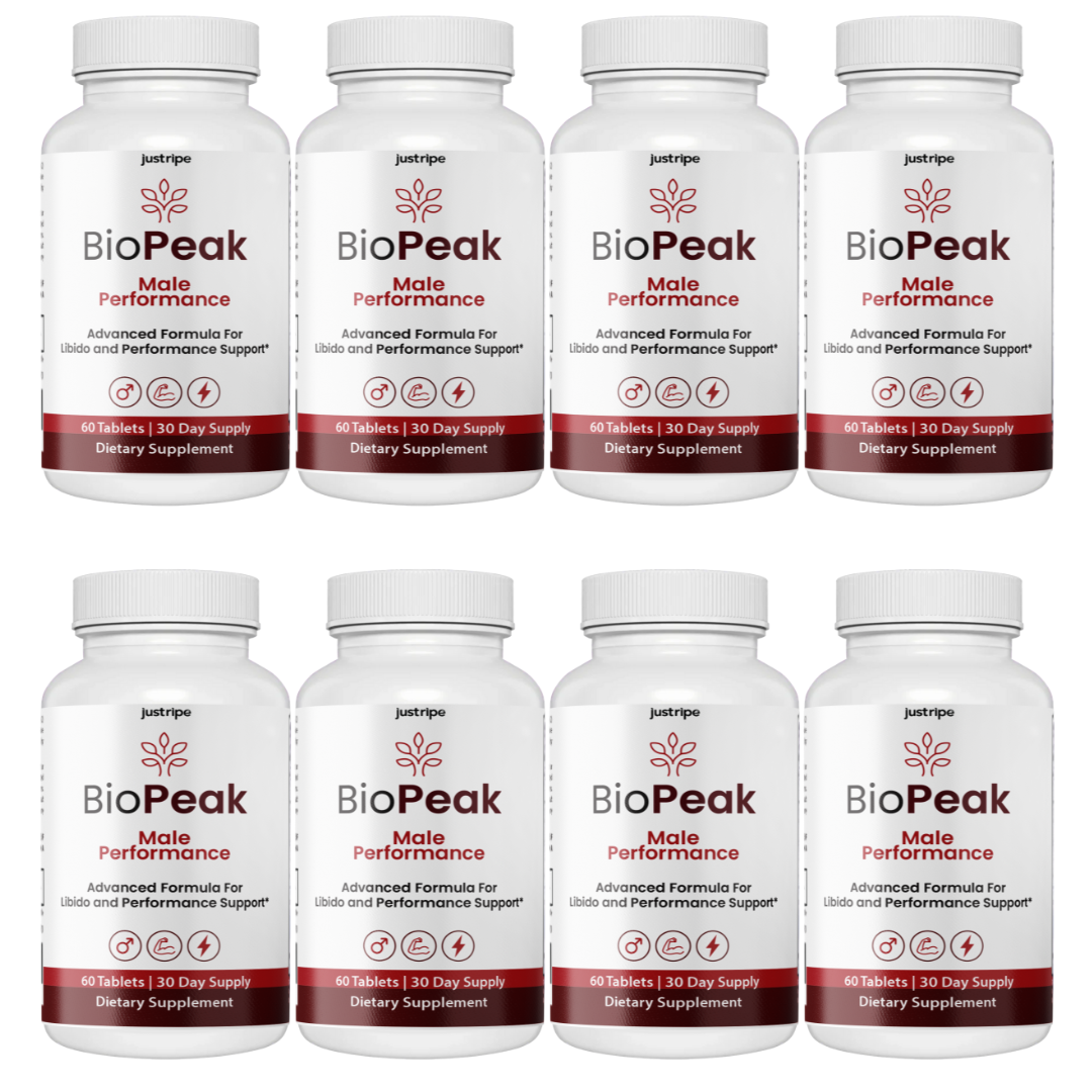 BioPeak Men Enhancement Capsules, BioPeak Men Support - 8 Bottles ...