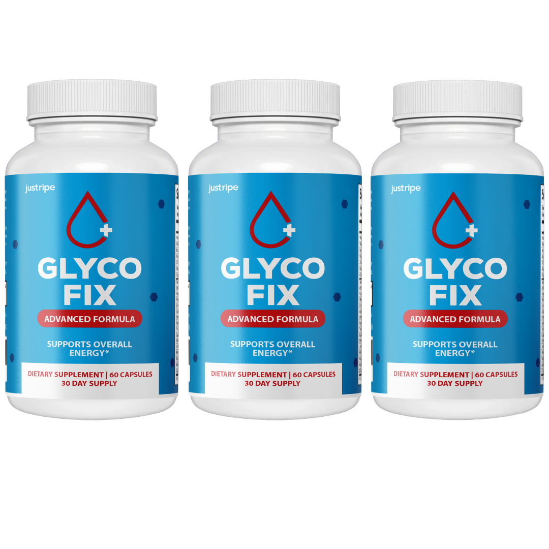 GlycoFix Blood Health Support Dietary Supplement - 3 Bottles ...
