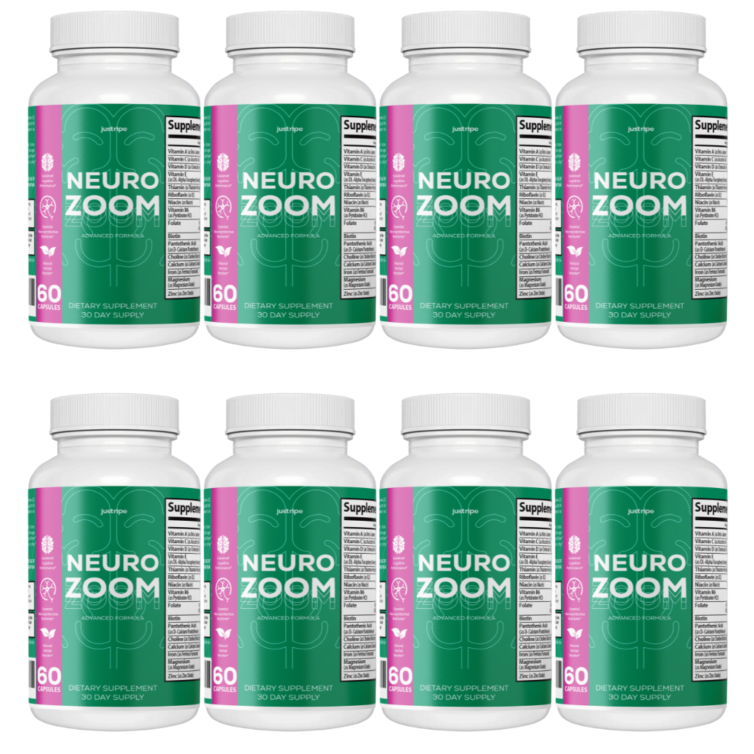 Neuro Zoom - Supports Healthy Memory, Dietary Supplement - 8 Bottles ...