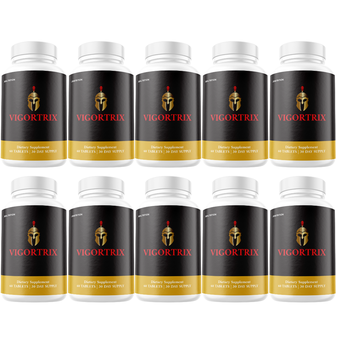 Vigortrix Men Vitality Pills Natural Energy & Stamina Support - 10 Bot ...