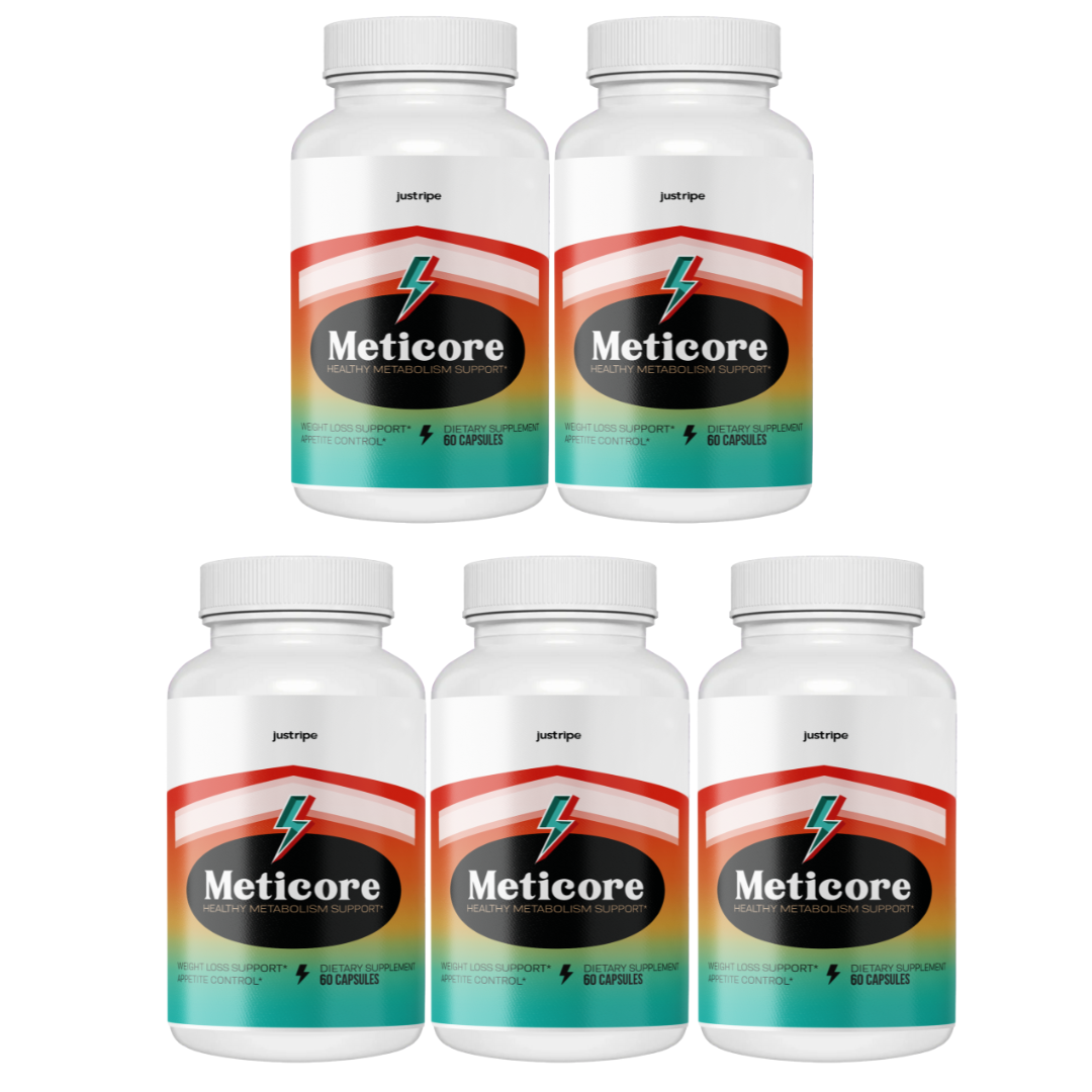 Meticore - Advanced Weight Loss Supplement, Wellness Support - 5 Bottl ...