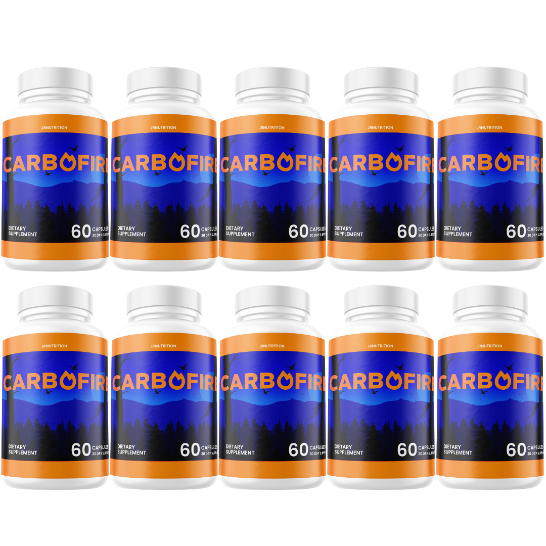 Carbofire Capsules Maximum Strength Formula Supplement - 10 Bottles ...