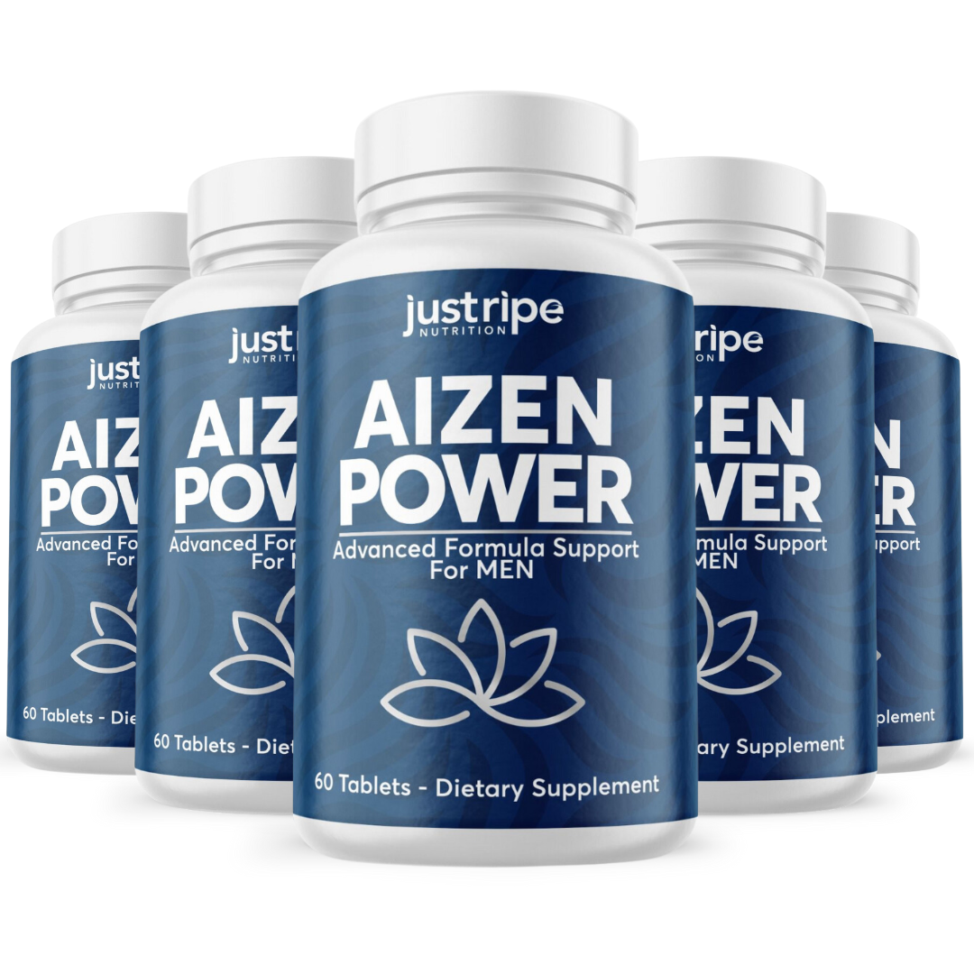 5 Pack Aizen Power Male Supplement for Drive & Energy 60ct ...