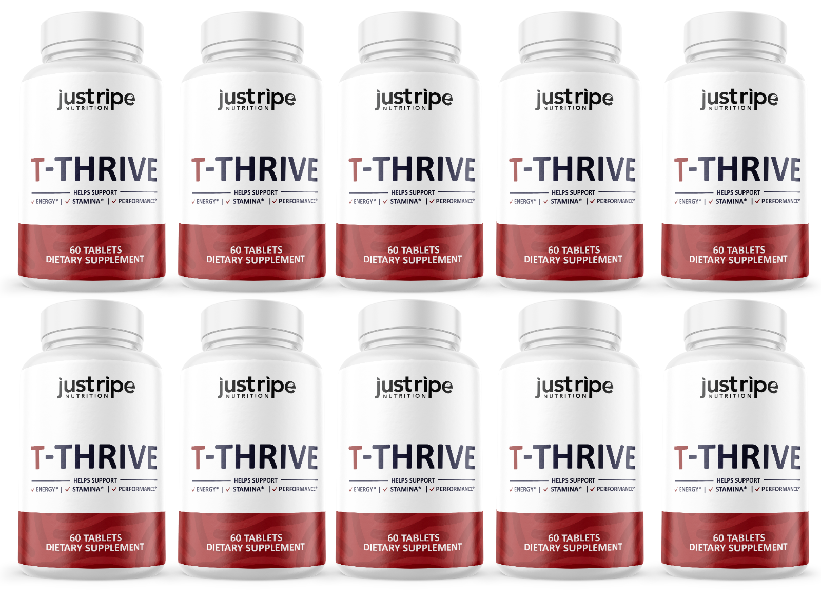 T-Thrive Mens Health Supplement, 10 Pack – justripenutrition
