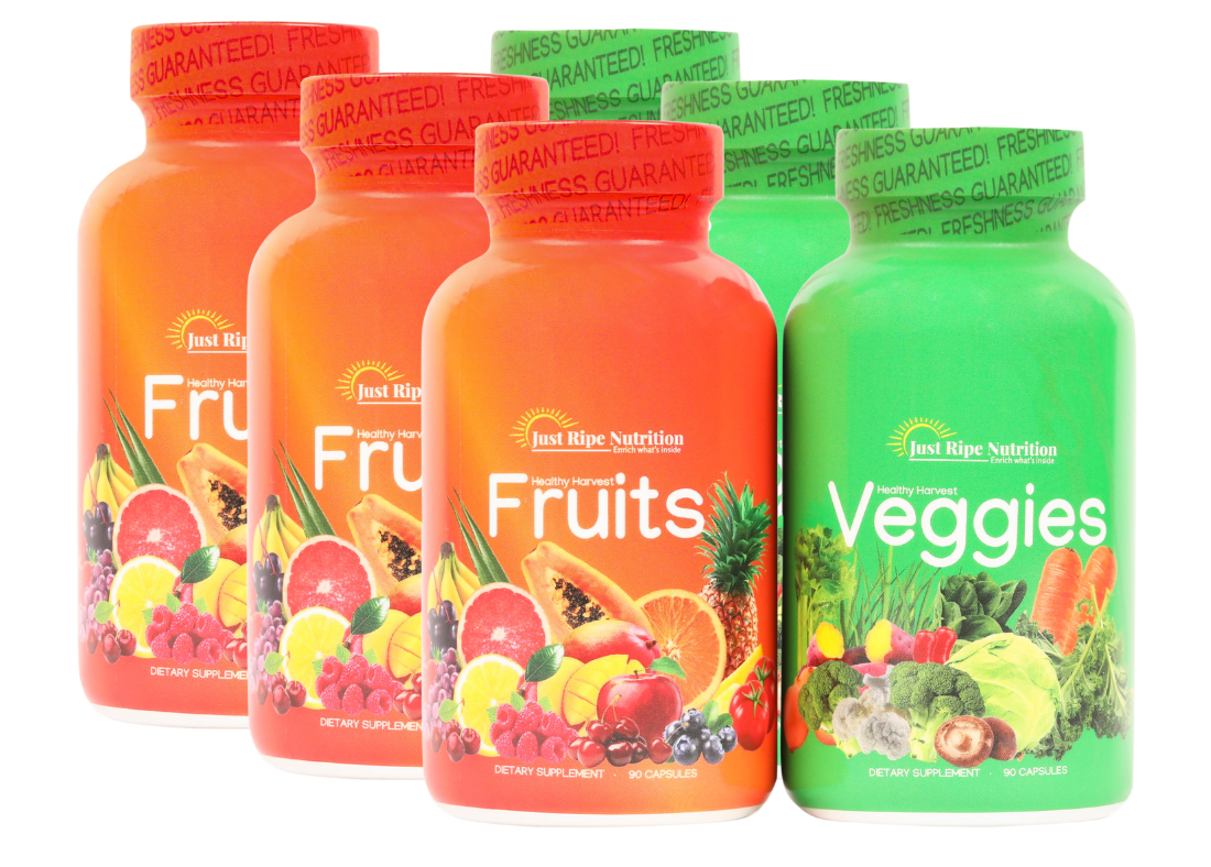 (3 Pack) Fruits and Veggies Superfood Just Ripe Nutrition Fruit and Ve – justripenutrition